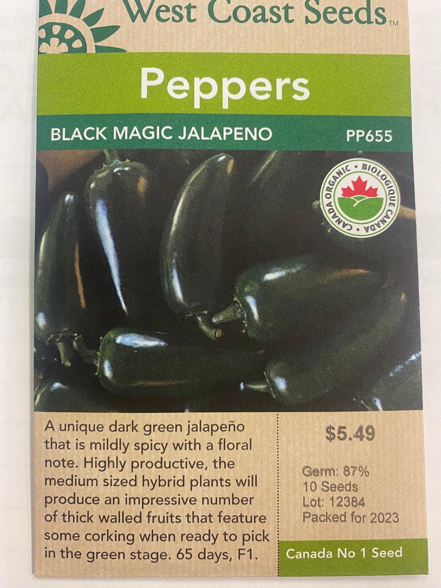 Peppers - Black Magic Jalapeno 10 seeds – Tree of Life Inc.