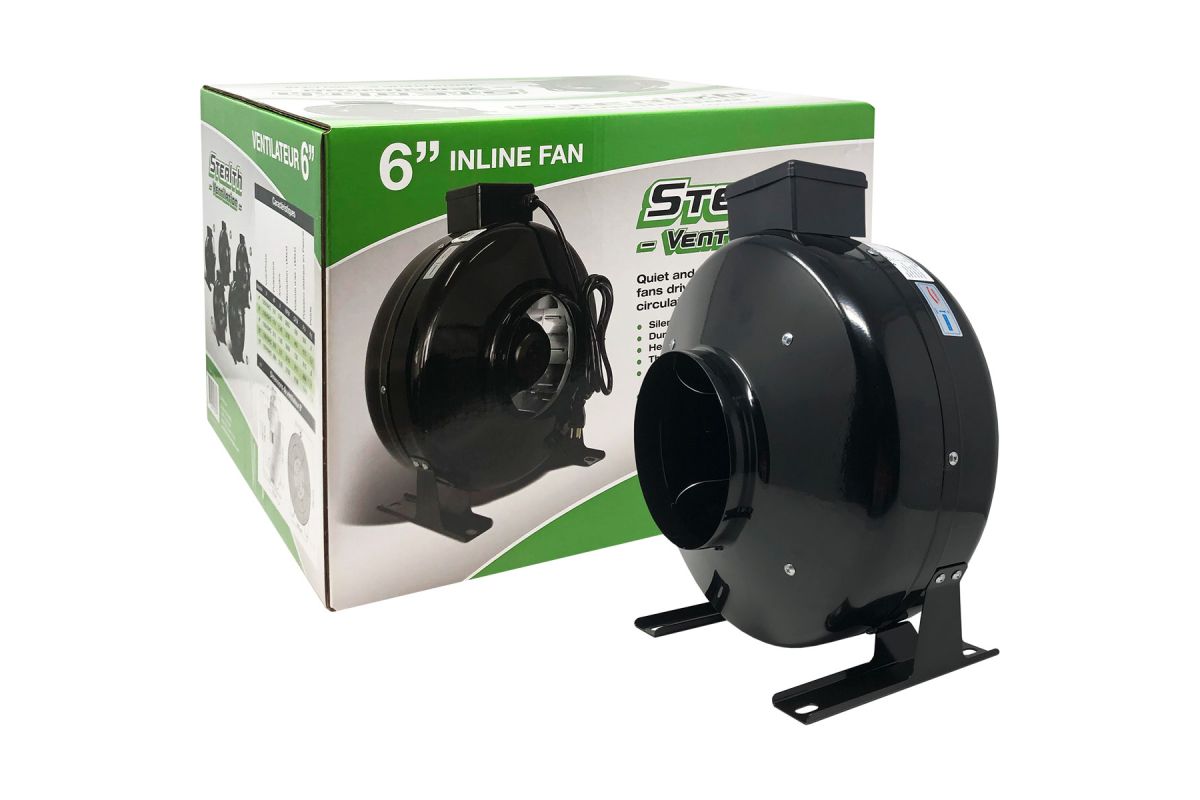 Stealth Ventilation 6" Inline Fan 460 CFM – Tree of Life Inc.